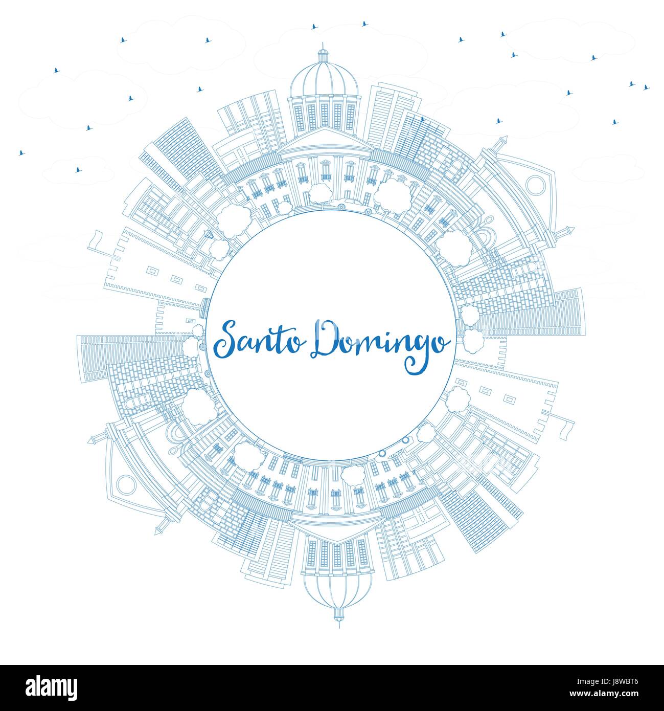 Republic of santo domingo Stock Vector Images - Alamy