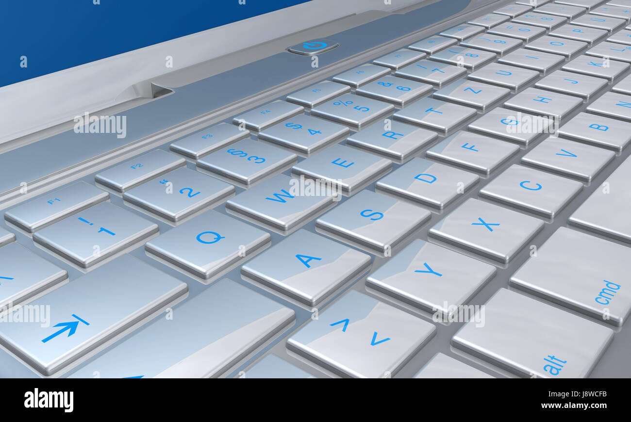 laptop keyboard modern Stock Photo - Alamy