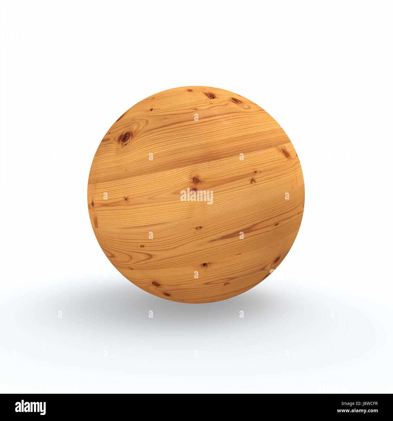 wooden ball - spruce antik Stock Photo - Alamy