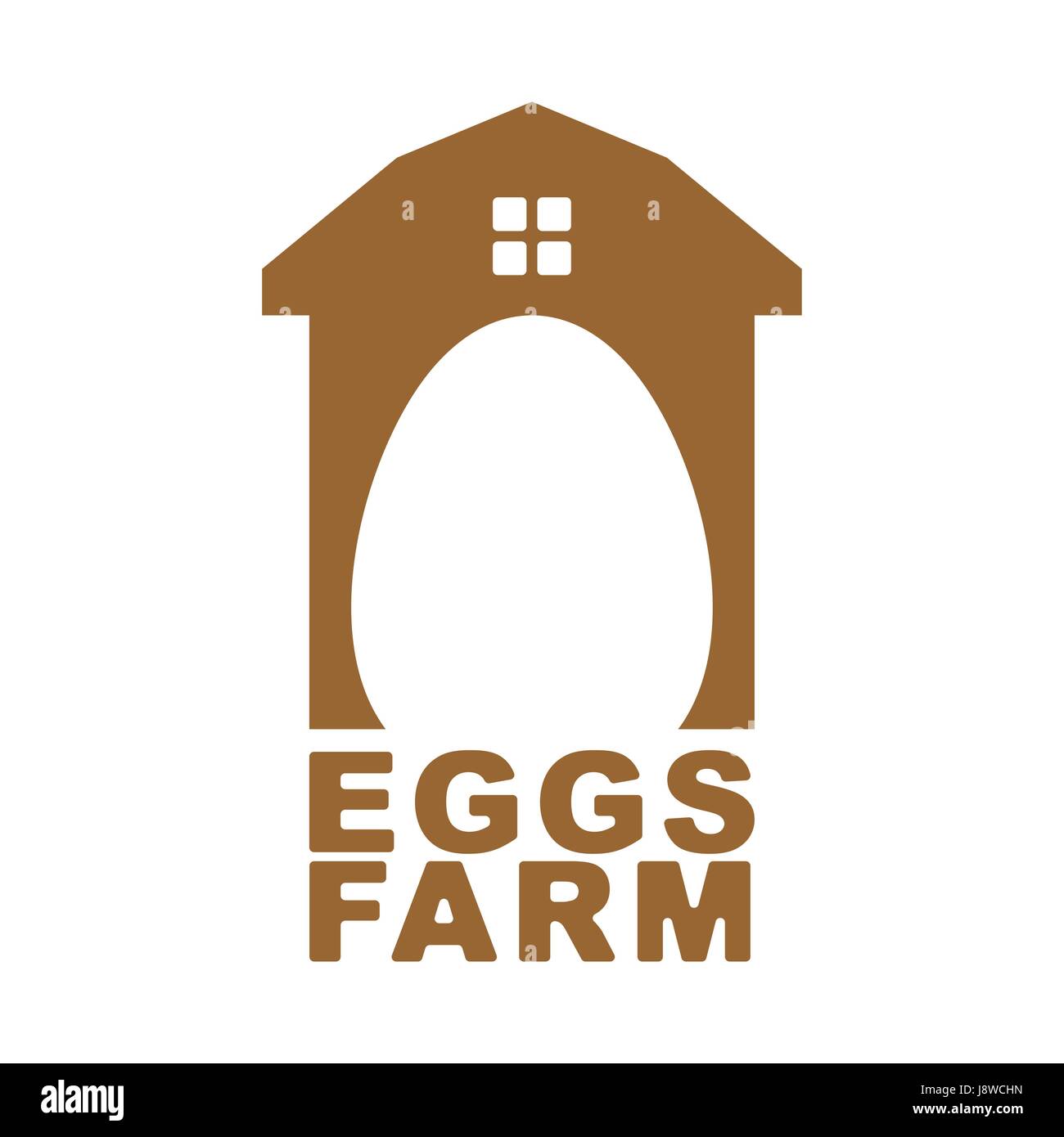 Chicken farm emblem. Egg Farm Logo. Poultry factory sign. Eggs ...