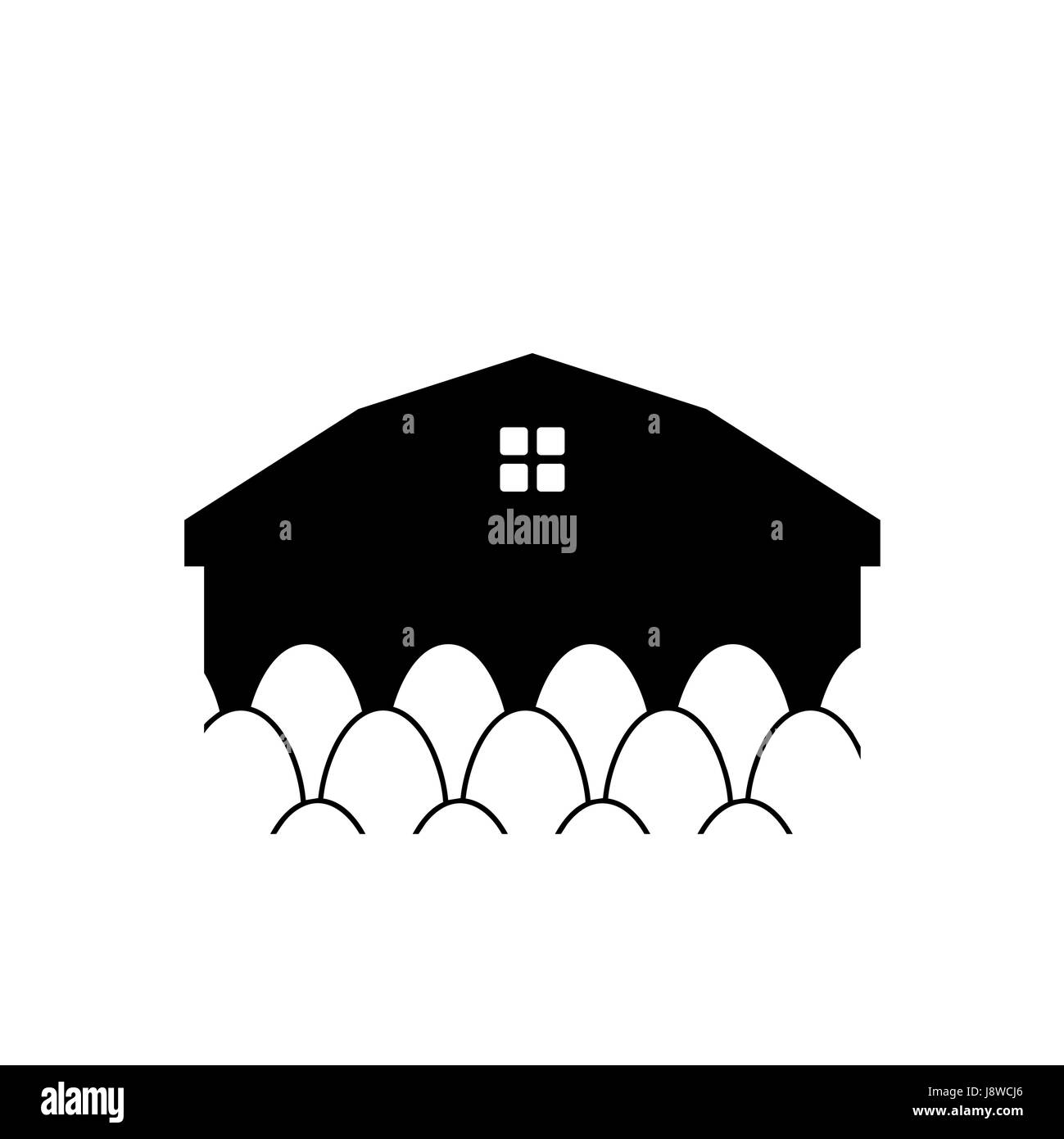 Chicken farm emblem. Egg Farm Logo. Poultry factory sign. Eggs ...