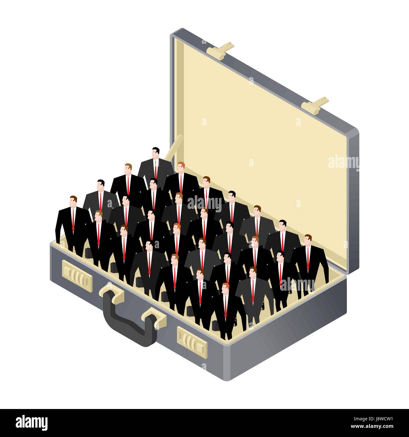 Open modern suitcase Stock Vector Images - Alamy