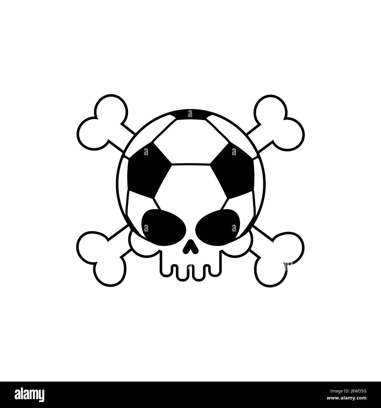 Scary football Stock Vector Images - Alamy