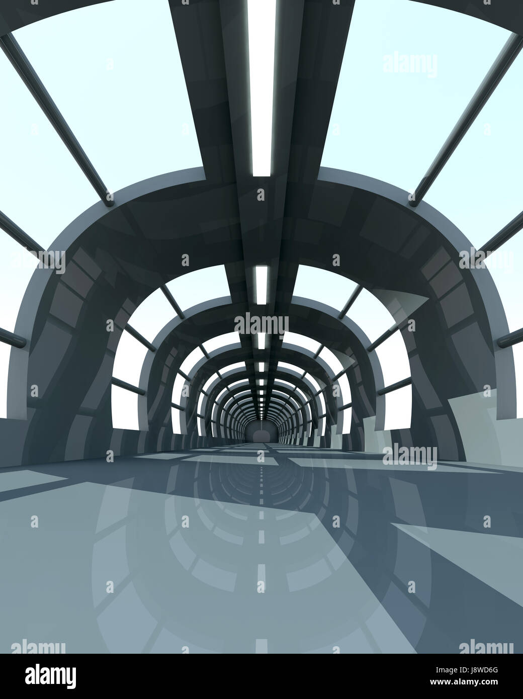 hall, house, building, office, corridor, graphic, modern, modernity ...