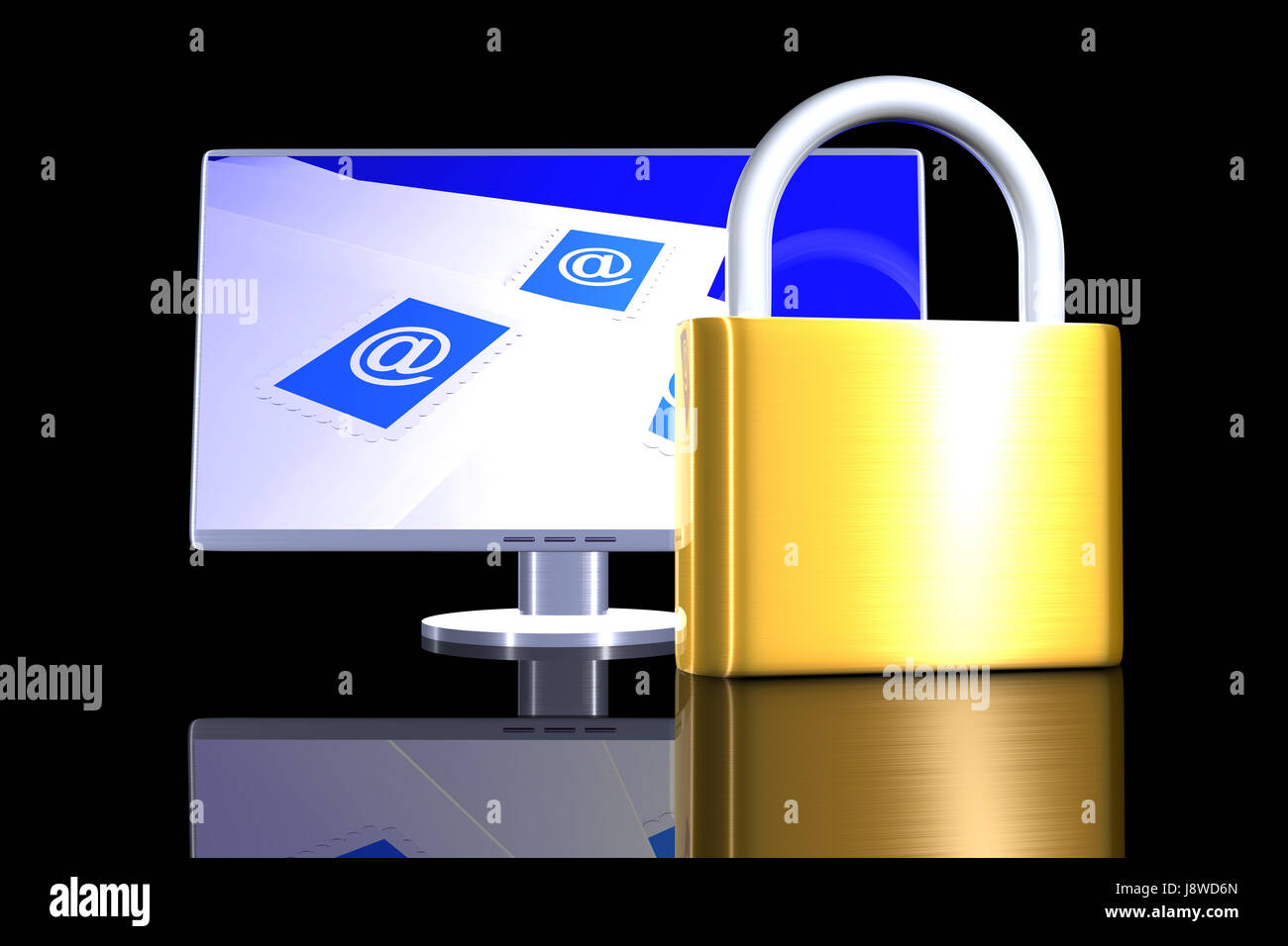 lock, graphic, closed, communication, illustration, metal, mailbox ...