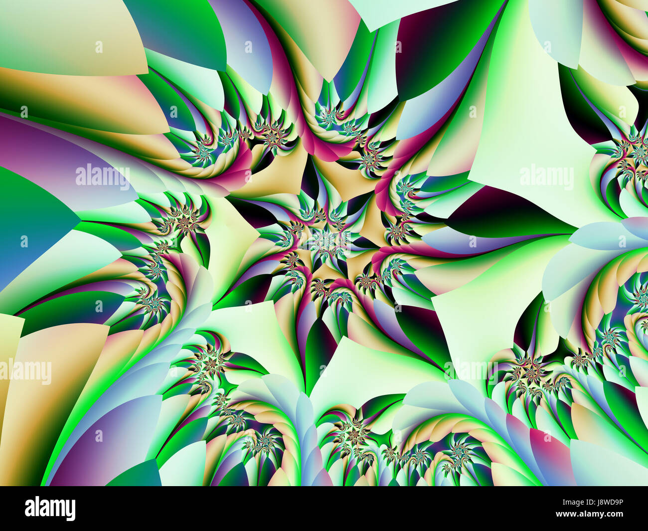 visualization, colour, science, flower, plant, spiral, digital ...