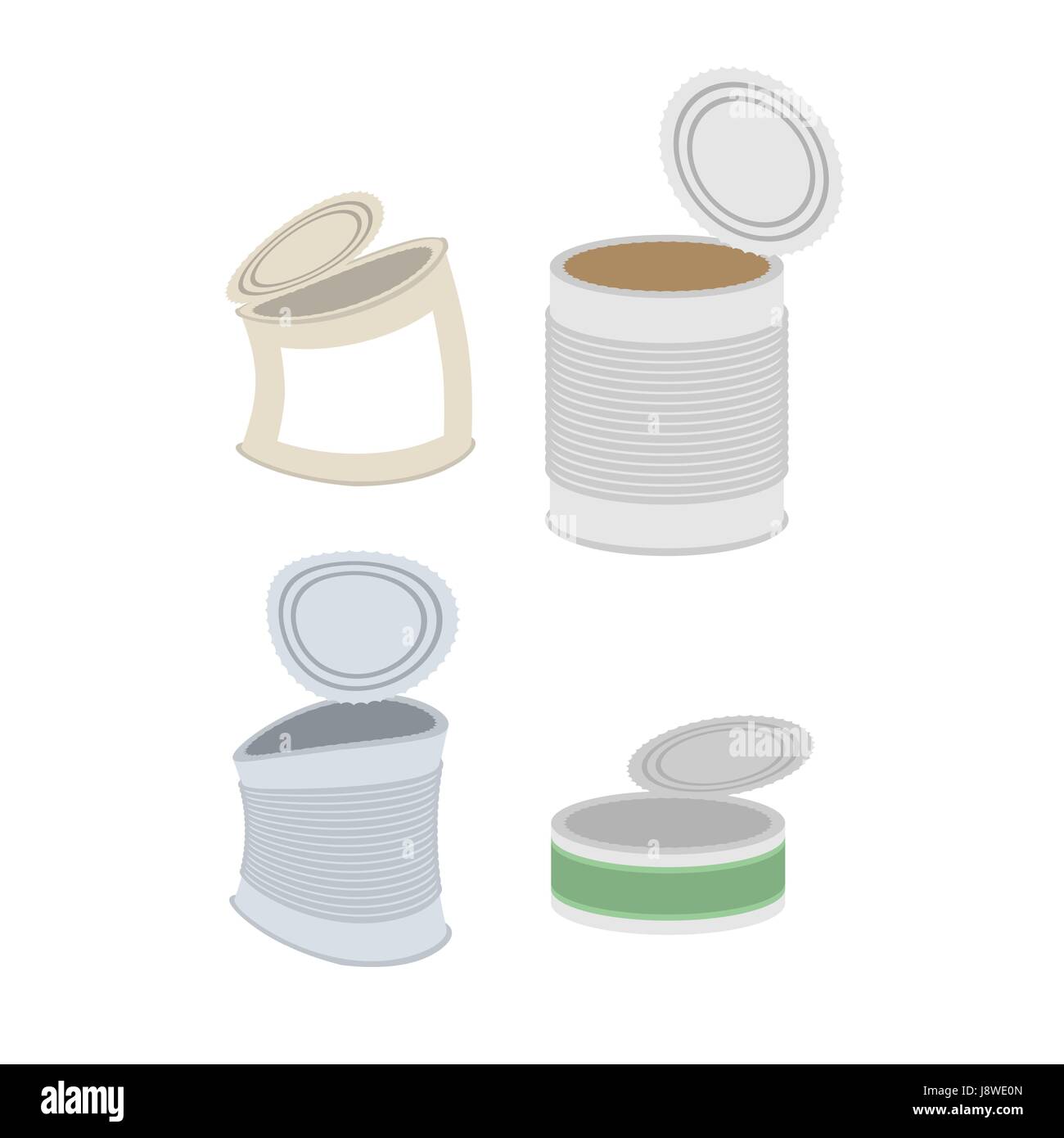 Canned crushed Stock Vector Images - Alamy