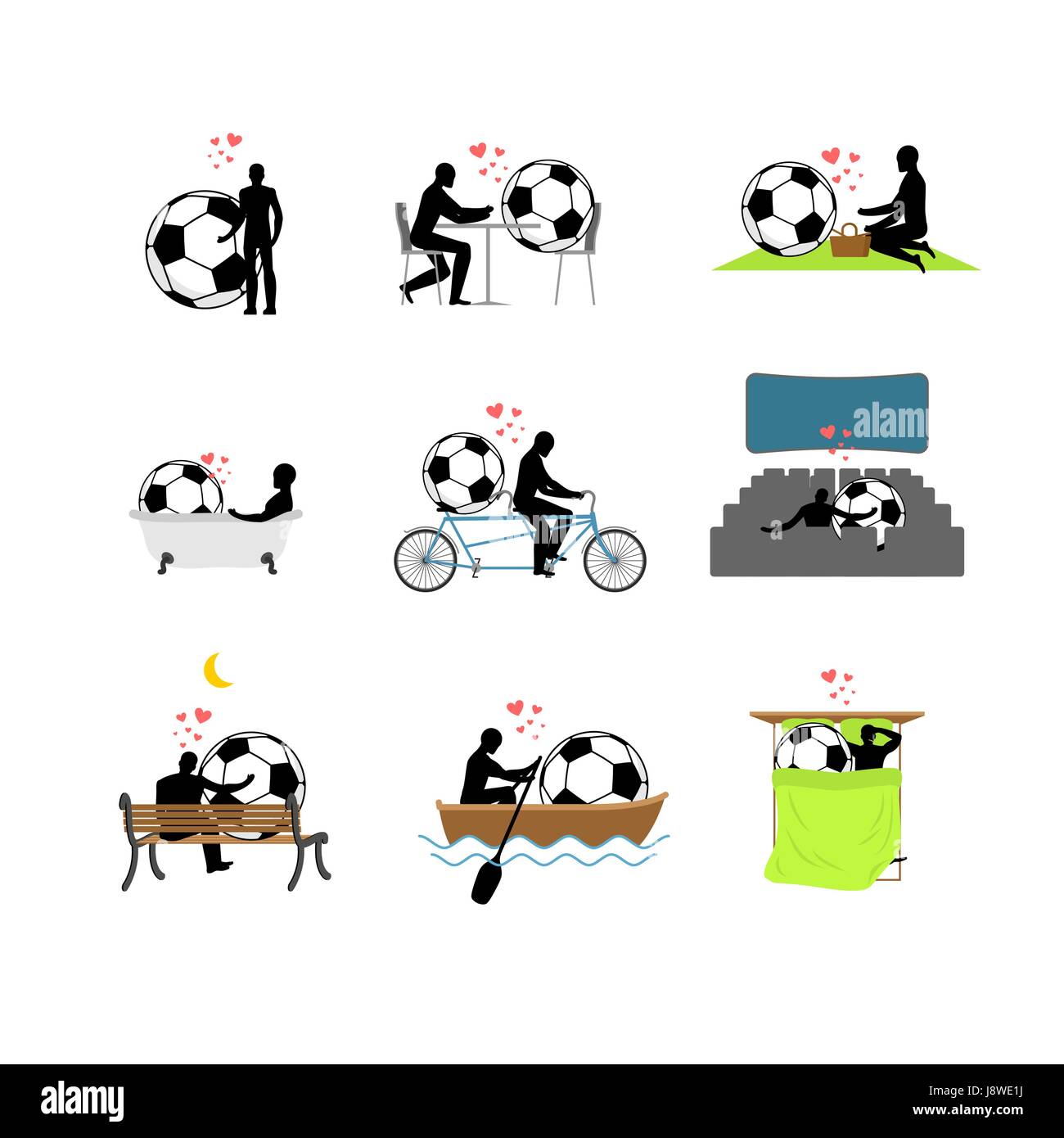 Man on bench boat Stock Vector Images - Alamy