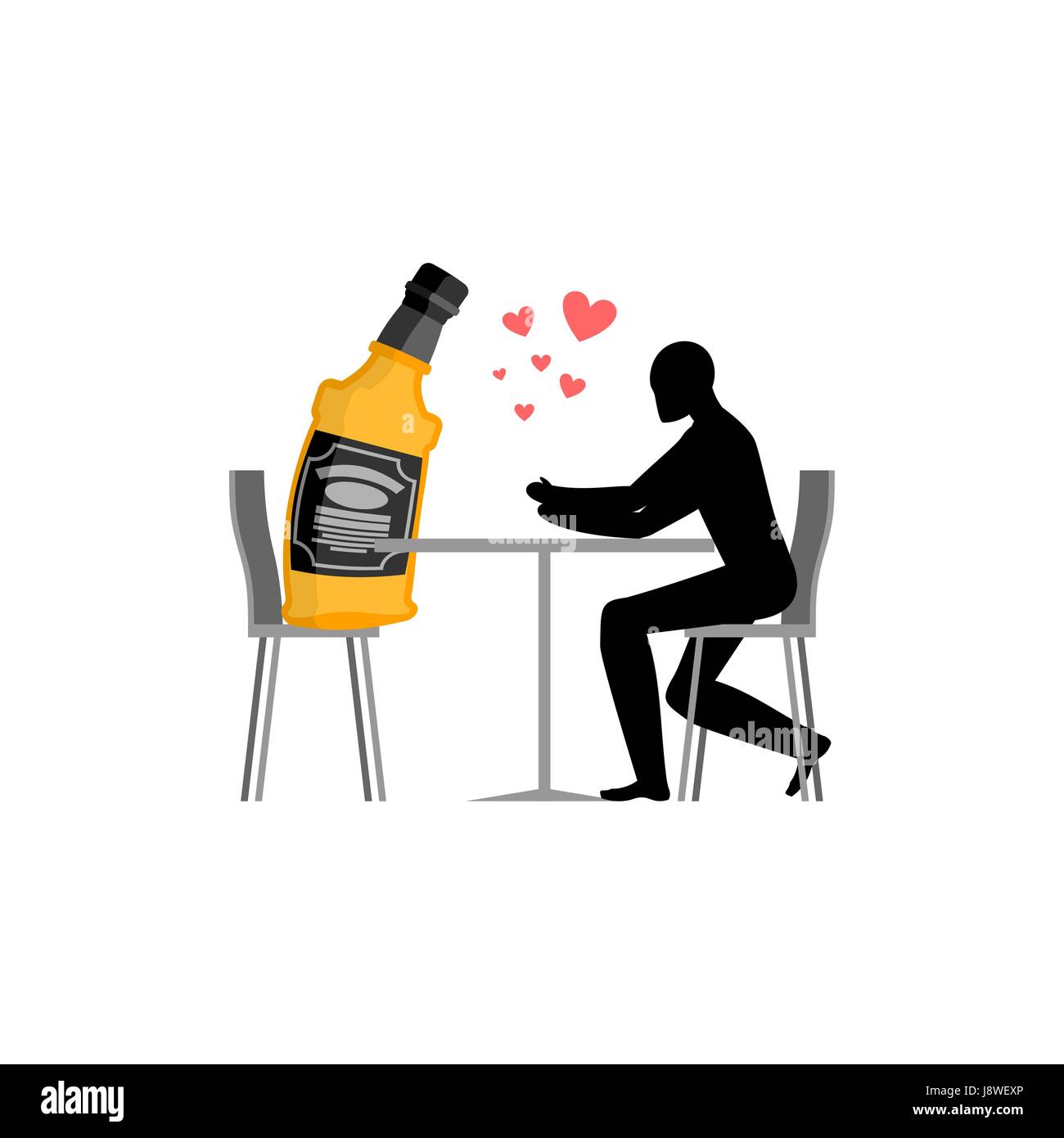 Whisky lover Stock Vector Images - Alamy