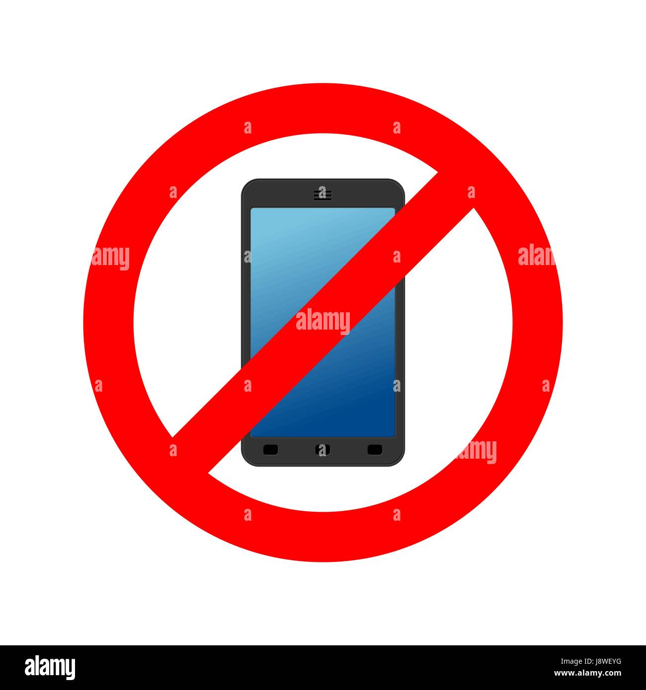 Allowed red circular circle Stock Vector Images - Alamy