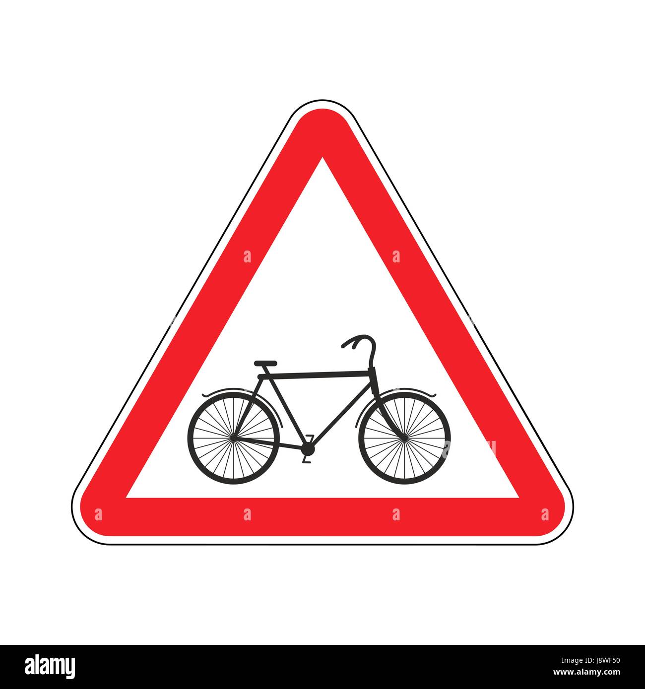 Road hazard cyclist Stock Vector Images - Alamy