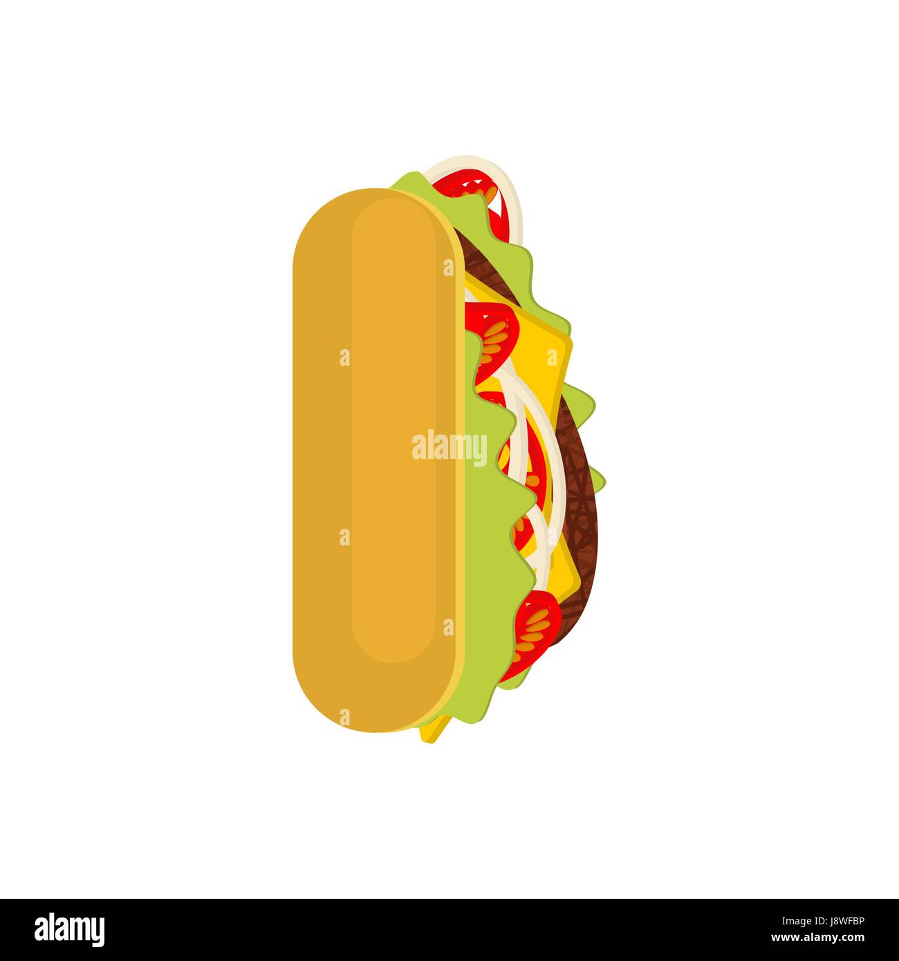 Letter I tacos. Mexican fast food font. Taco alphabet symbol. Mexico ...