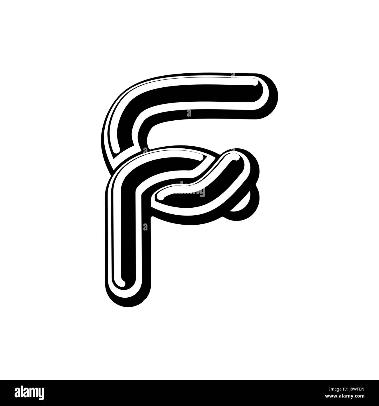 Letter F Celtic font. norse medieval ornament ABC. Traditional ancient ...