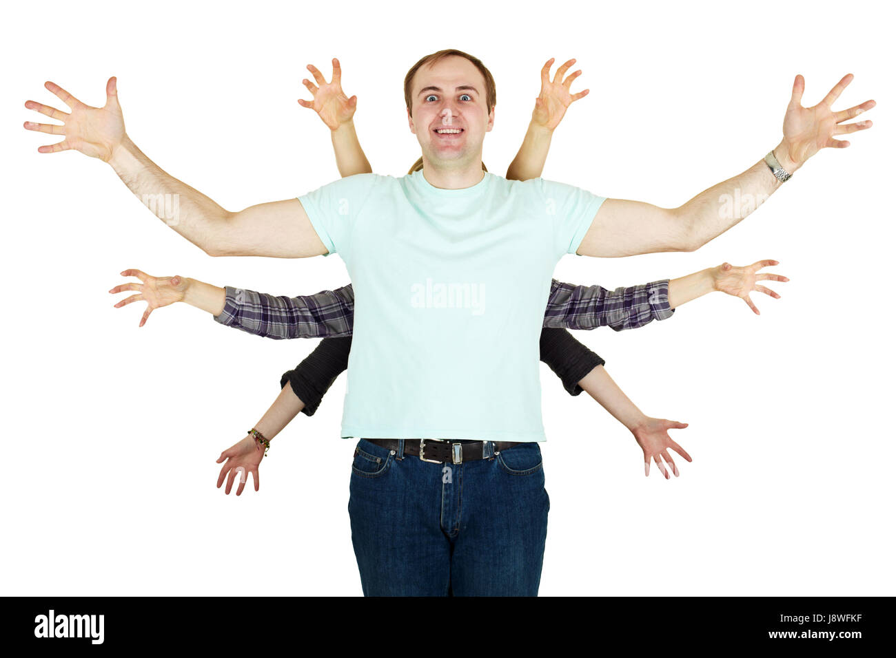 Fingers spread wide hi-res stock photography and images - Alamy