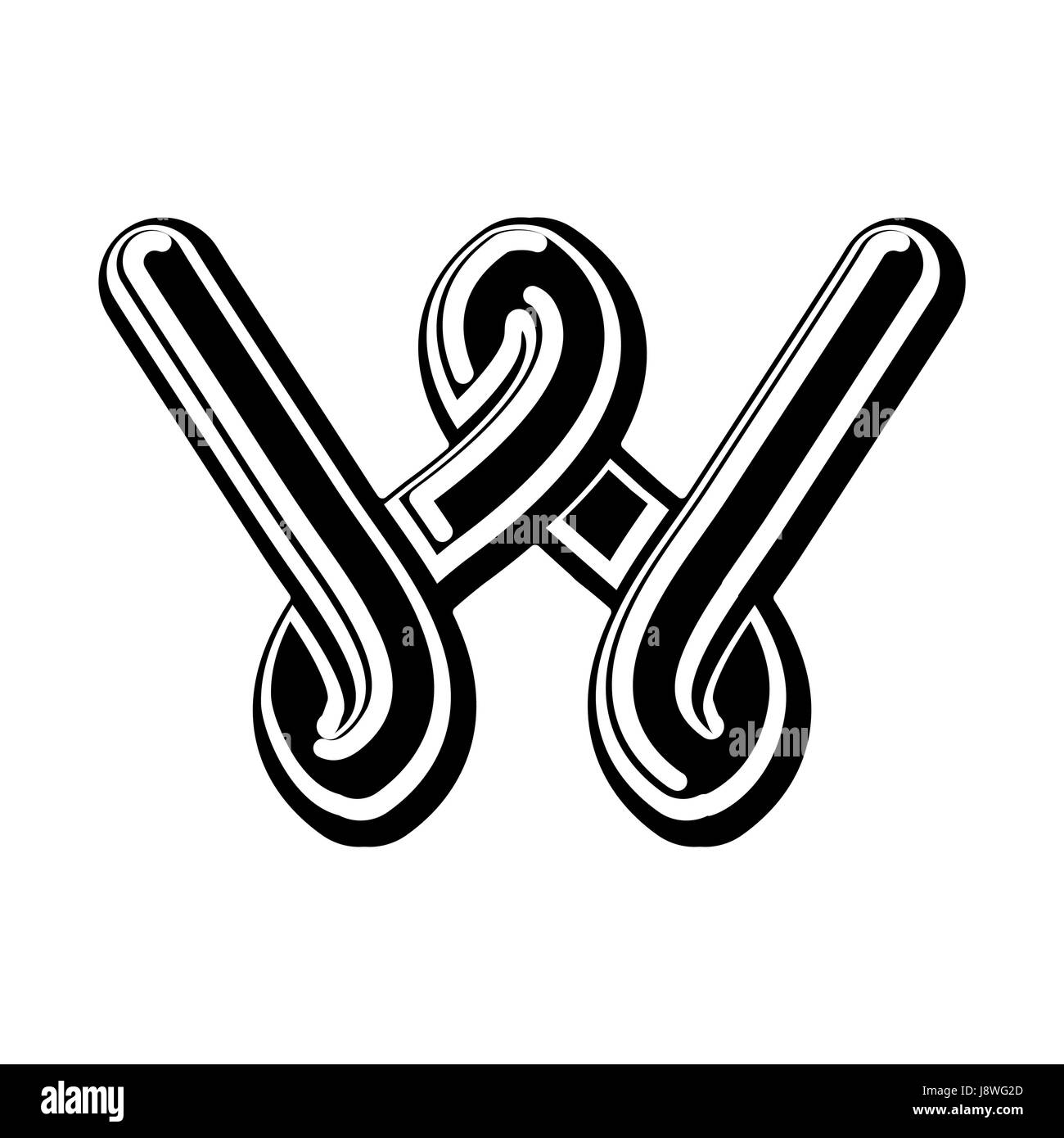 Medieval alphabet manuscript Stock Vector Images - Alamy