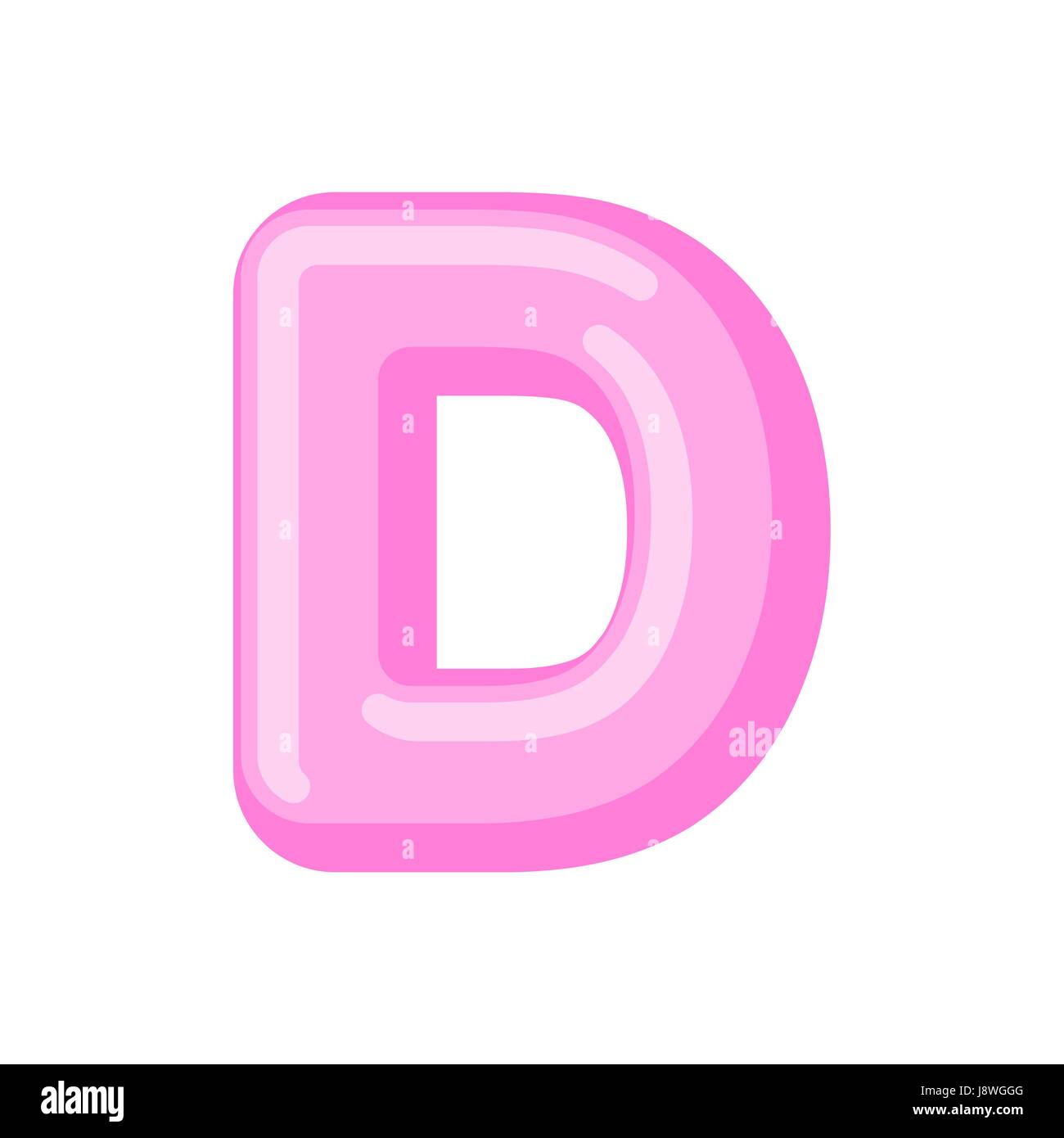 Letter D candy font. Caramel alphabet. lollipop lettering. Sweet ABC ...