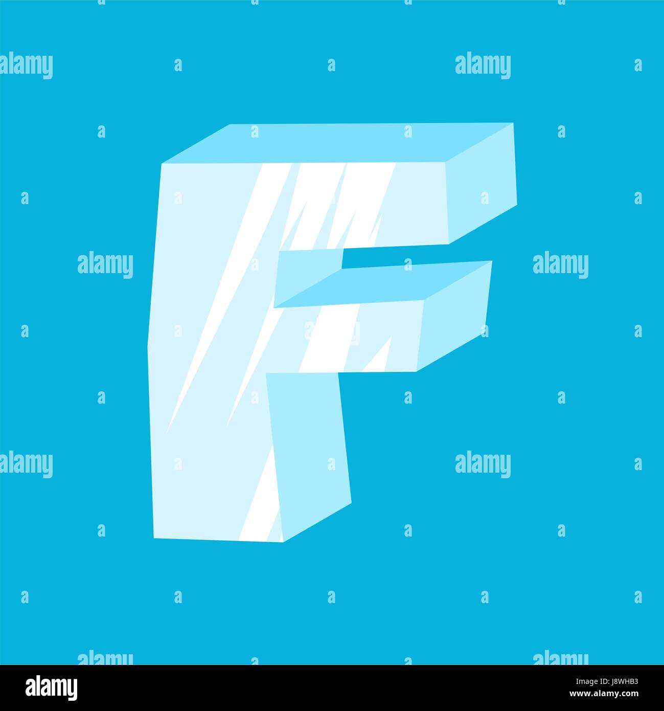 letter F ice font. Icicles alphabet. freeze lettering. Iceberg ABC sign ...