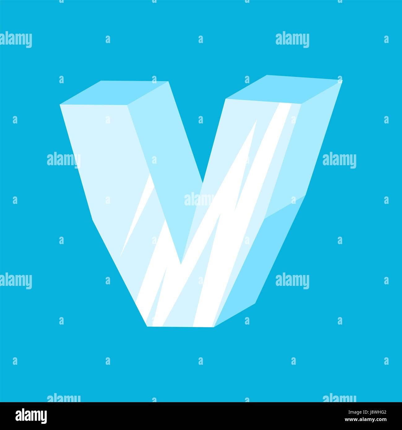 Letter ice font icicles alphabet hi-res stock photography and images ...