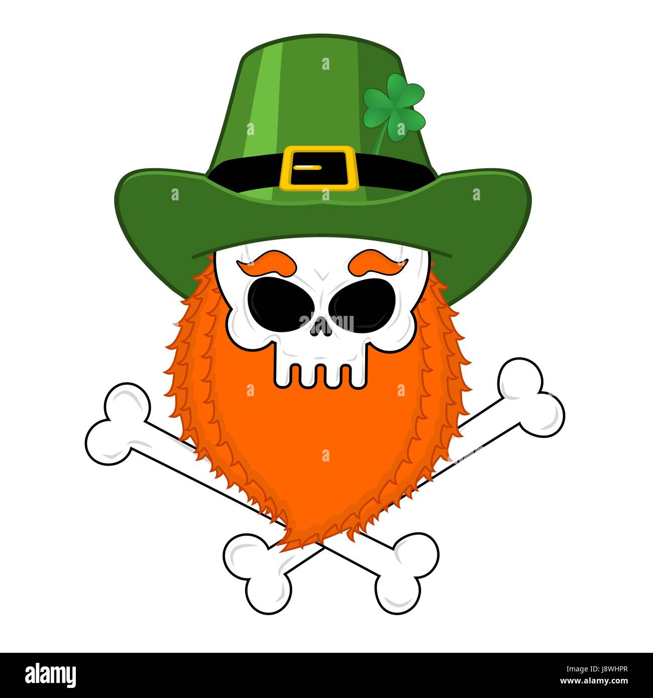 Green St Patricks Day Skull High Resolution Stock Photography and ...