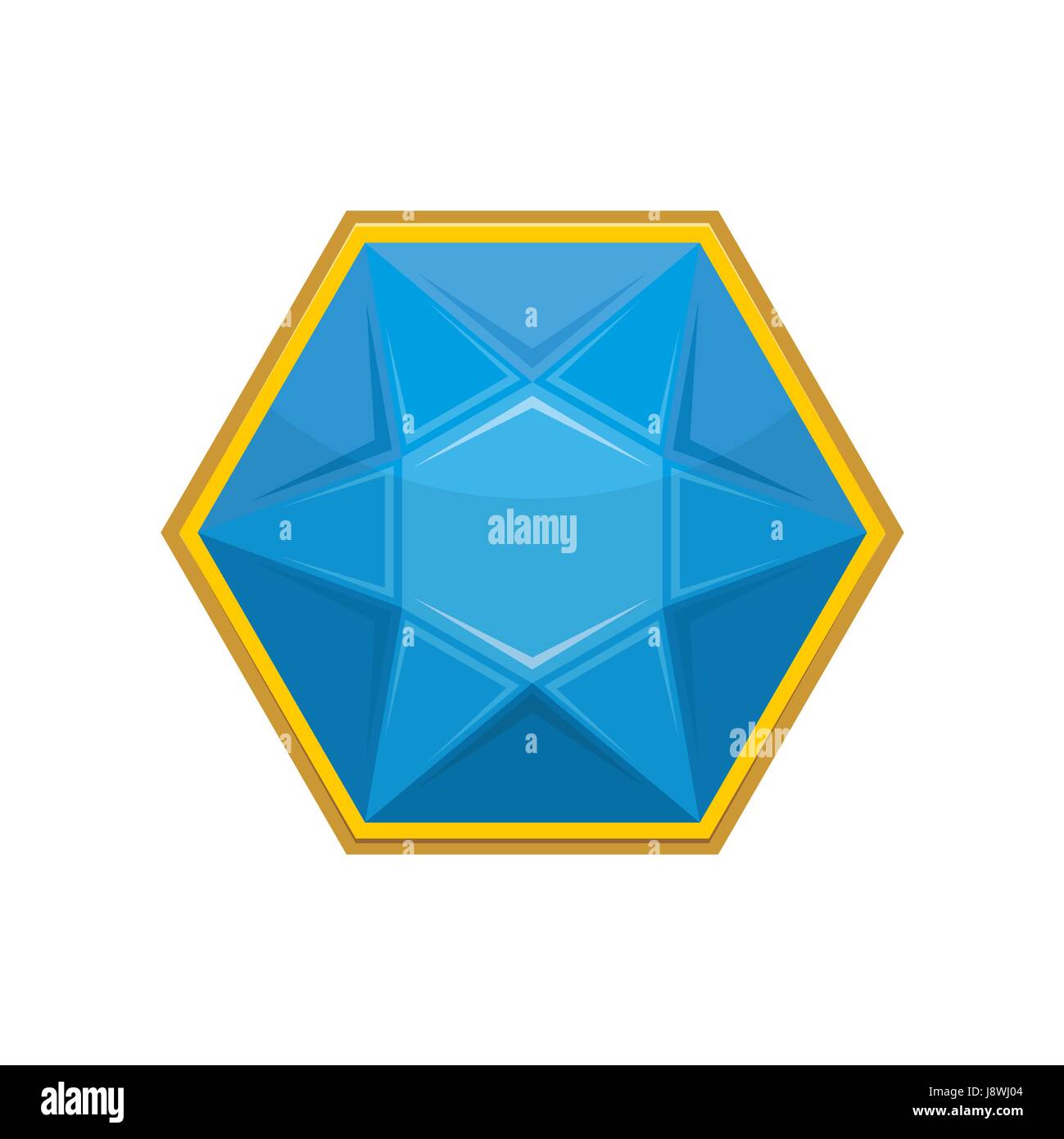 Mineral topaz white blue Stock Vector Images - Alamy