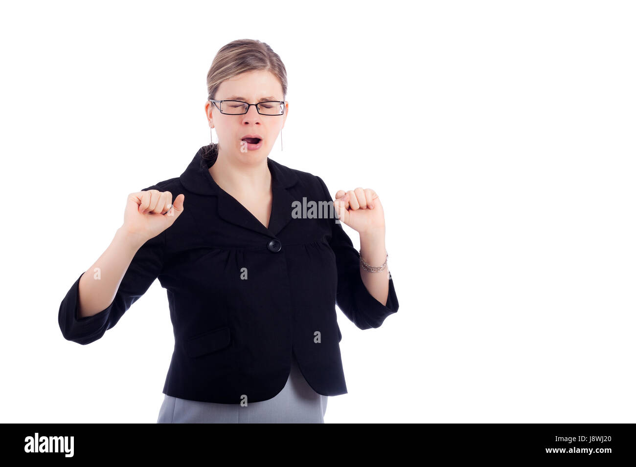 woman, tired, yawn, sleepy, yawning, woman, humans, human beings ...