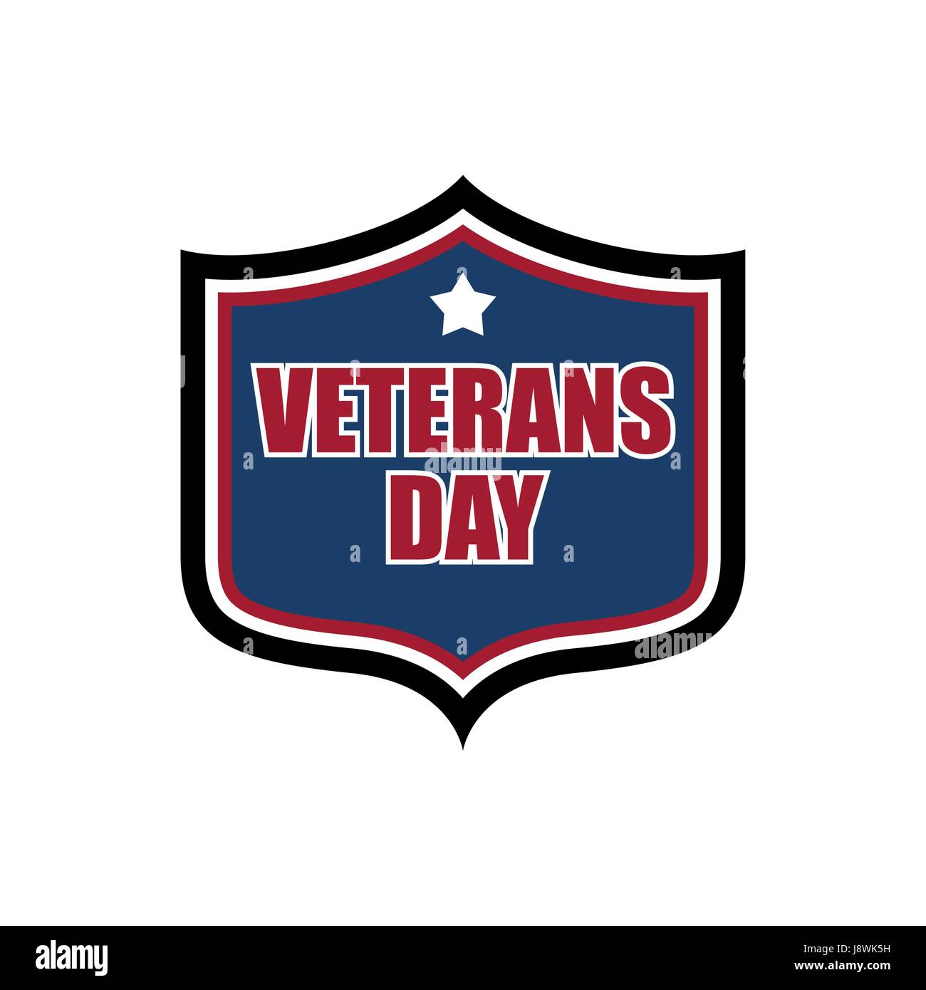 Veterans Day shield emblem. US military holidayl logo Stock Vector ...