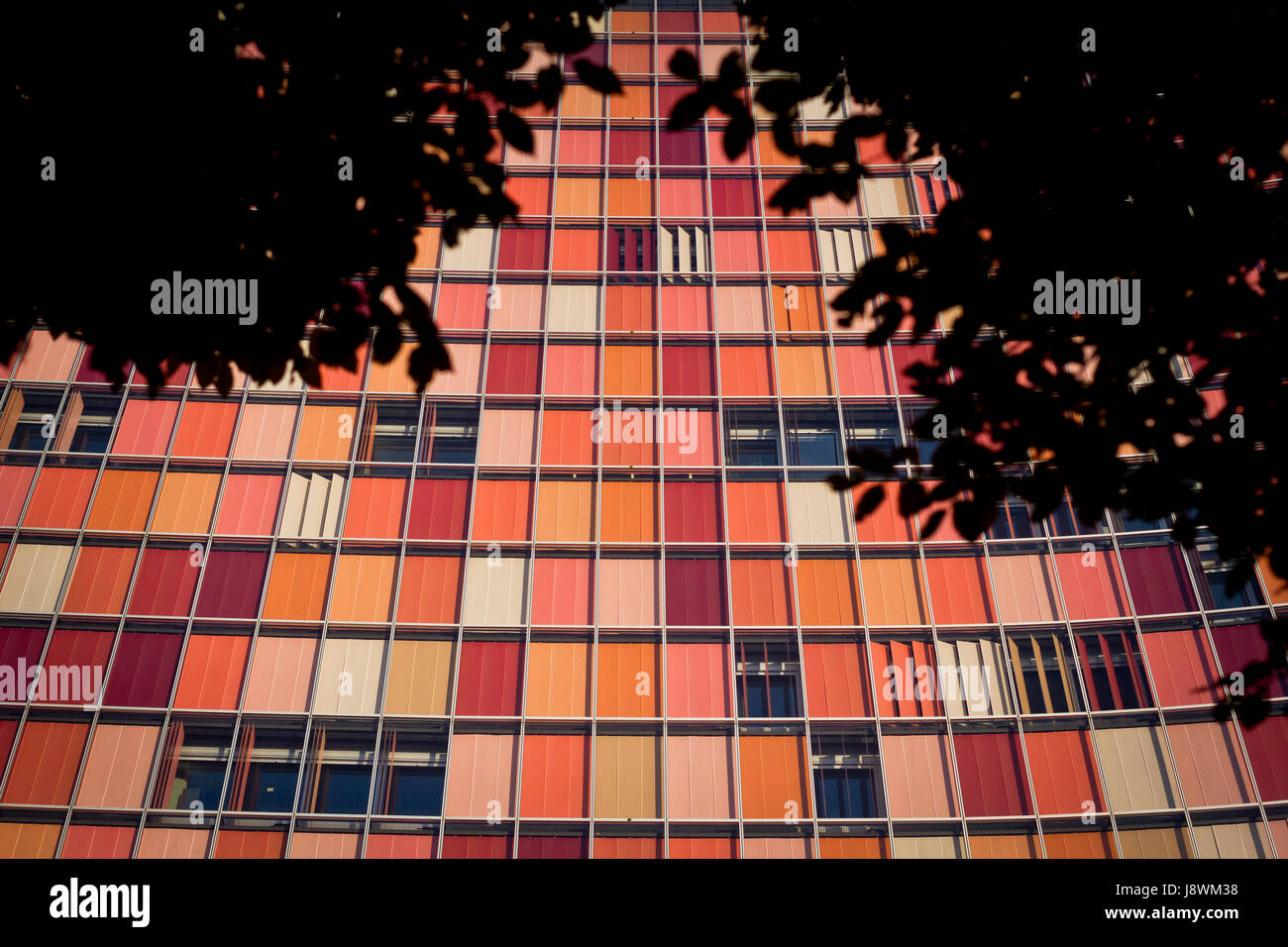 A colourful office block in Berlin, Germany Stock Photo - Alamy