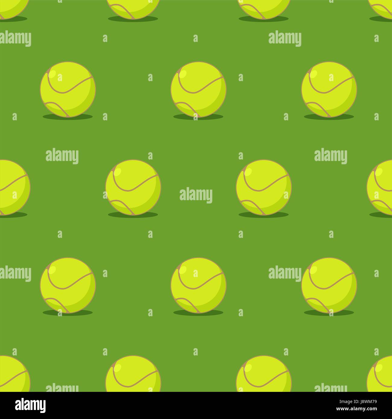 Tennis ball seamless pattern. Sports accessory ornament. Tennis ...