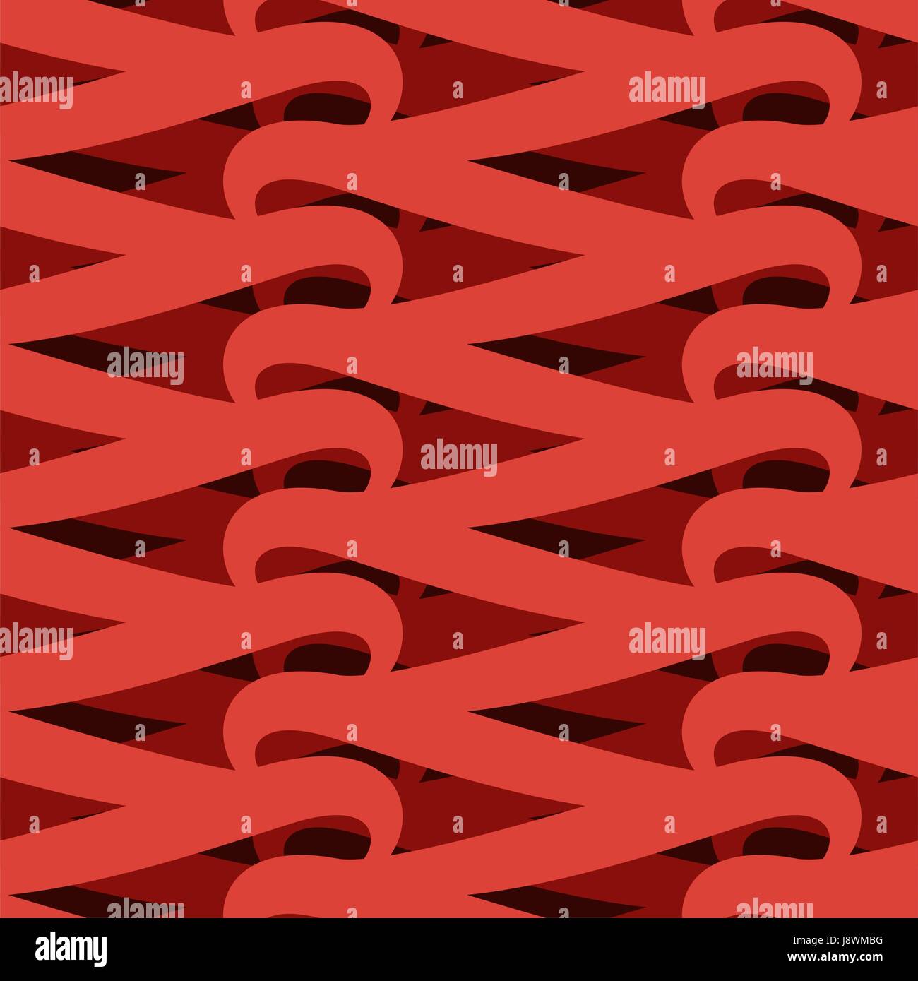 Netting seamless pattern. Vite abstract background. Red Intertwined ...