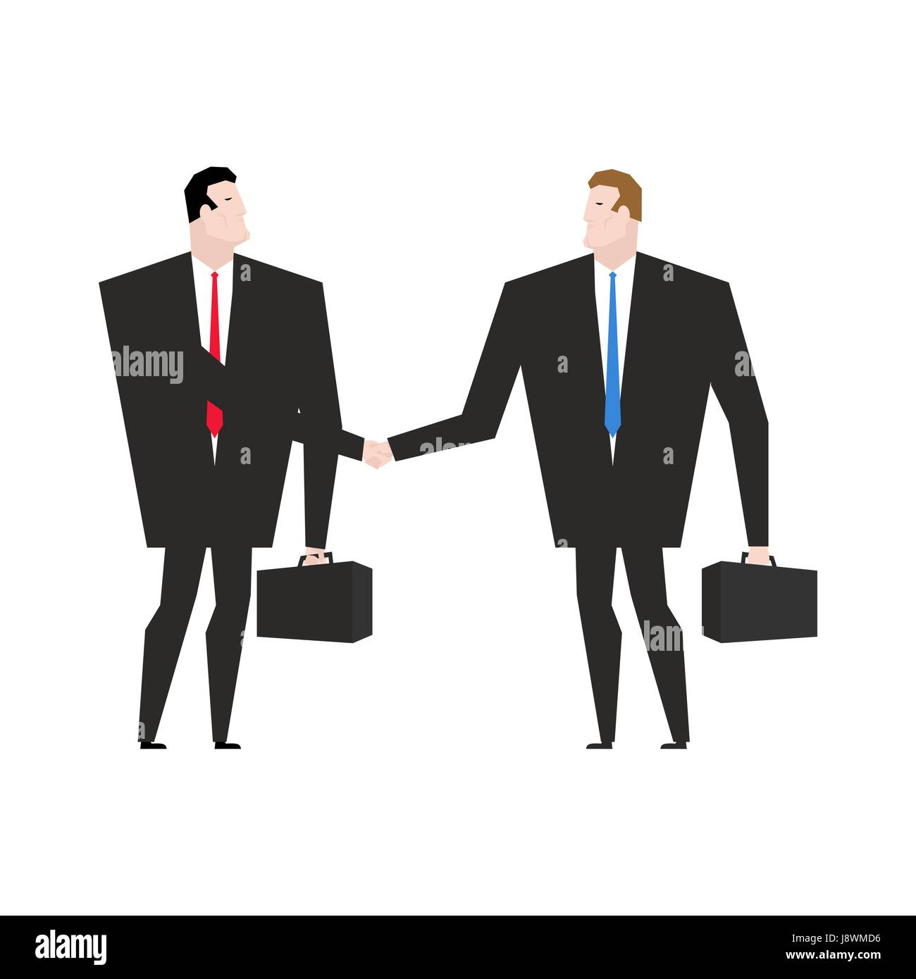 Transaction business. Managers shaking hands. Handshake office workers ...