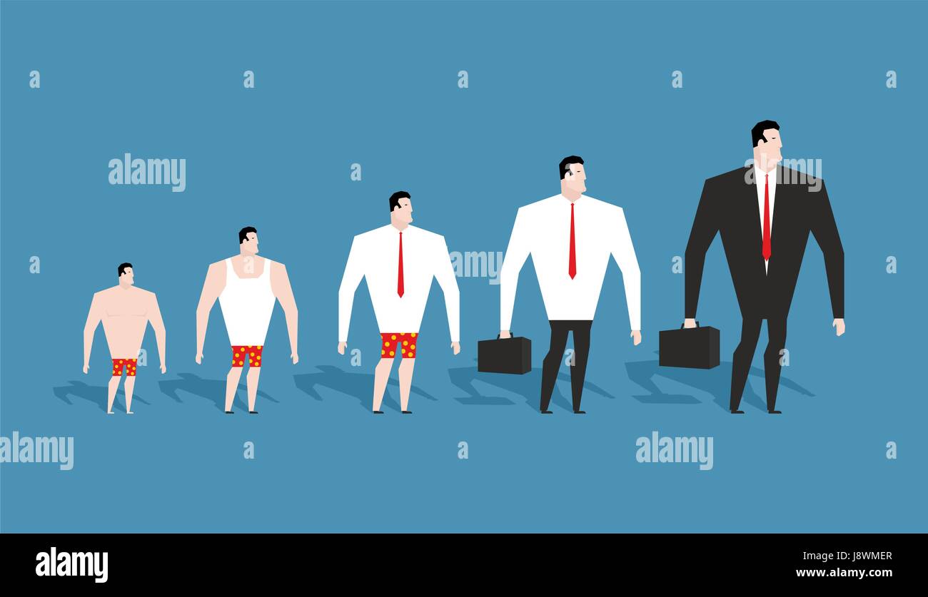 Evolution Business Man