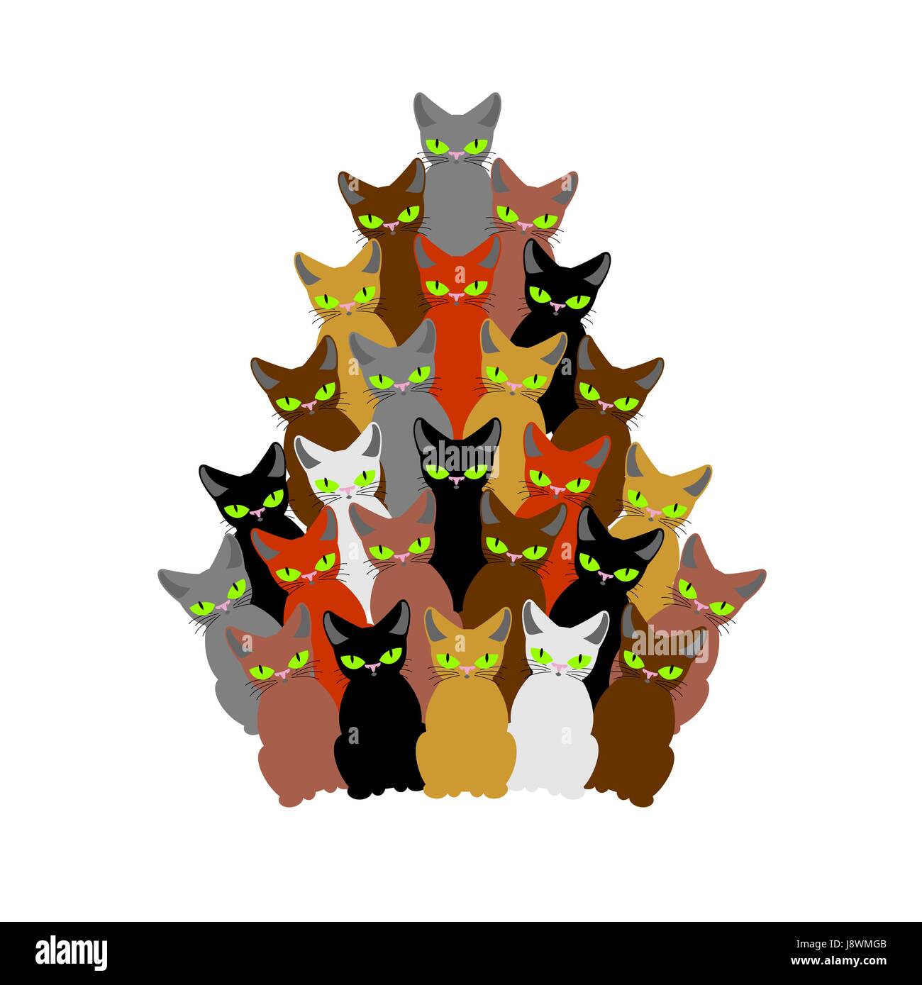 Cat tree studio Stock Vector Images - Alamy