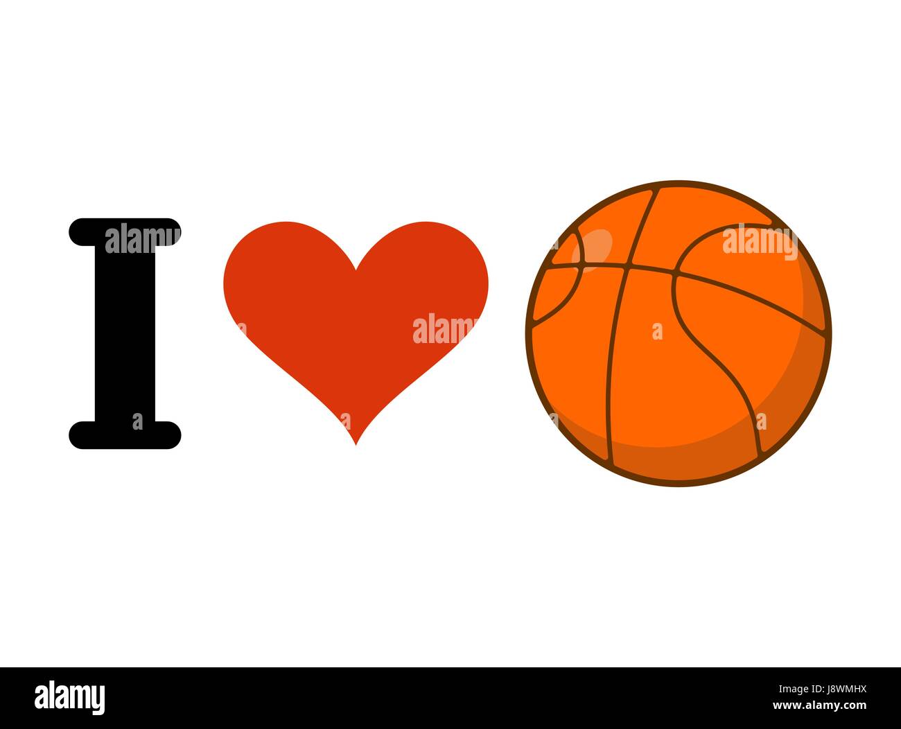 Basketball Heart Clipart