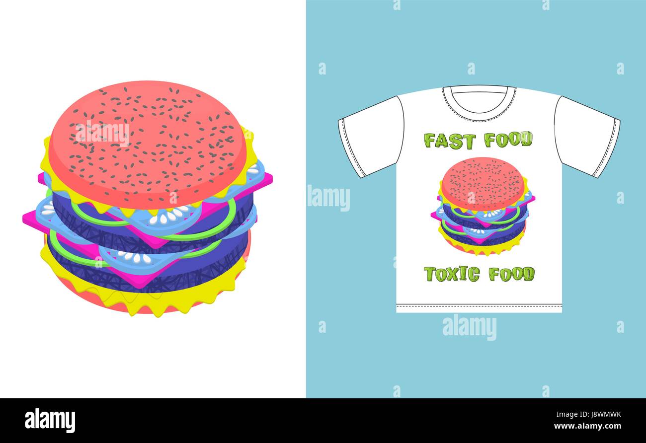 Burger top shot Stock Vector Images - Alamy