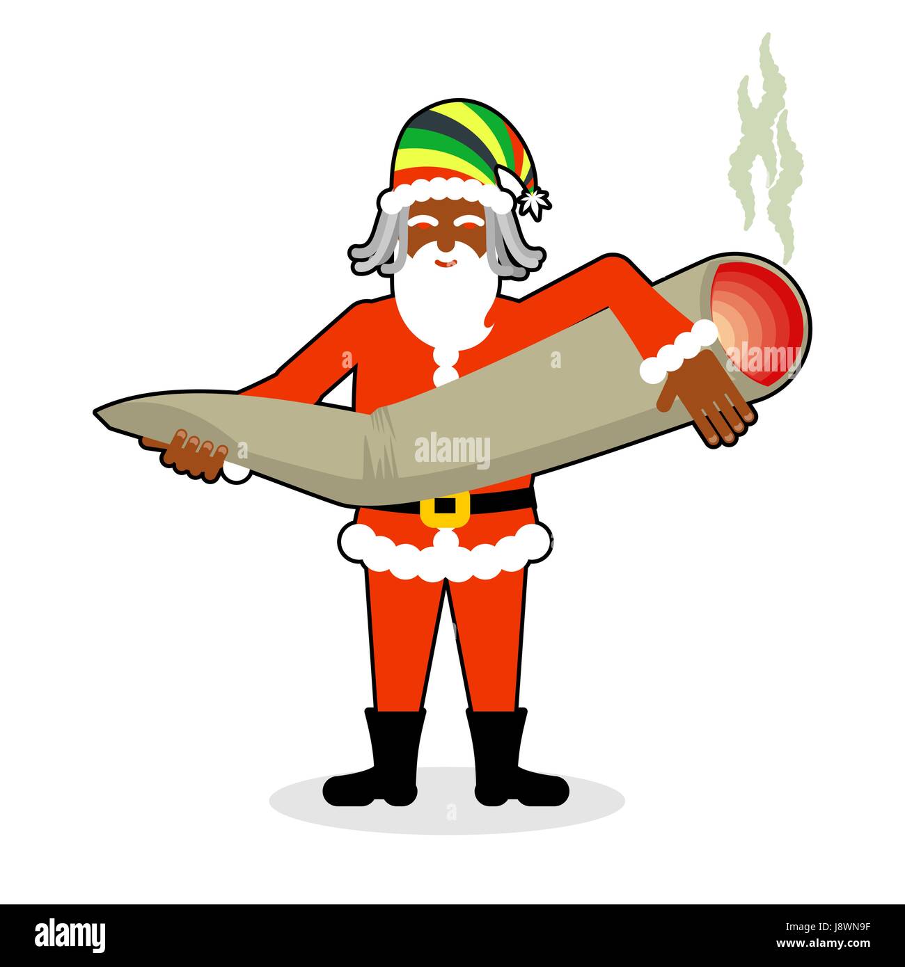 Santa Smoking Joint