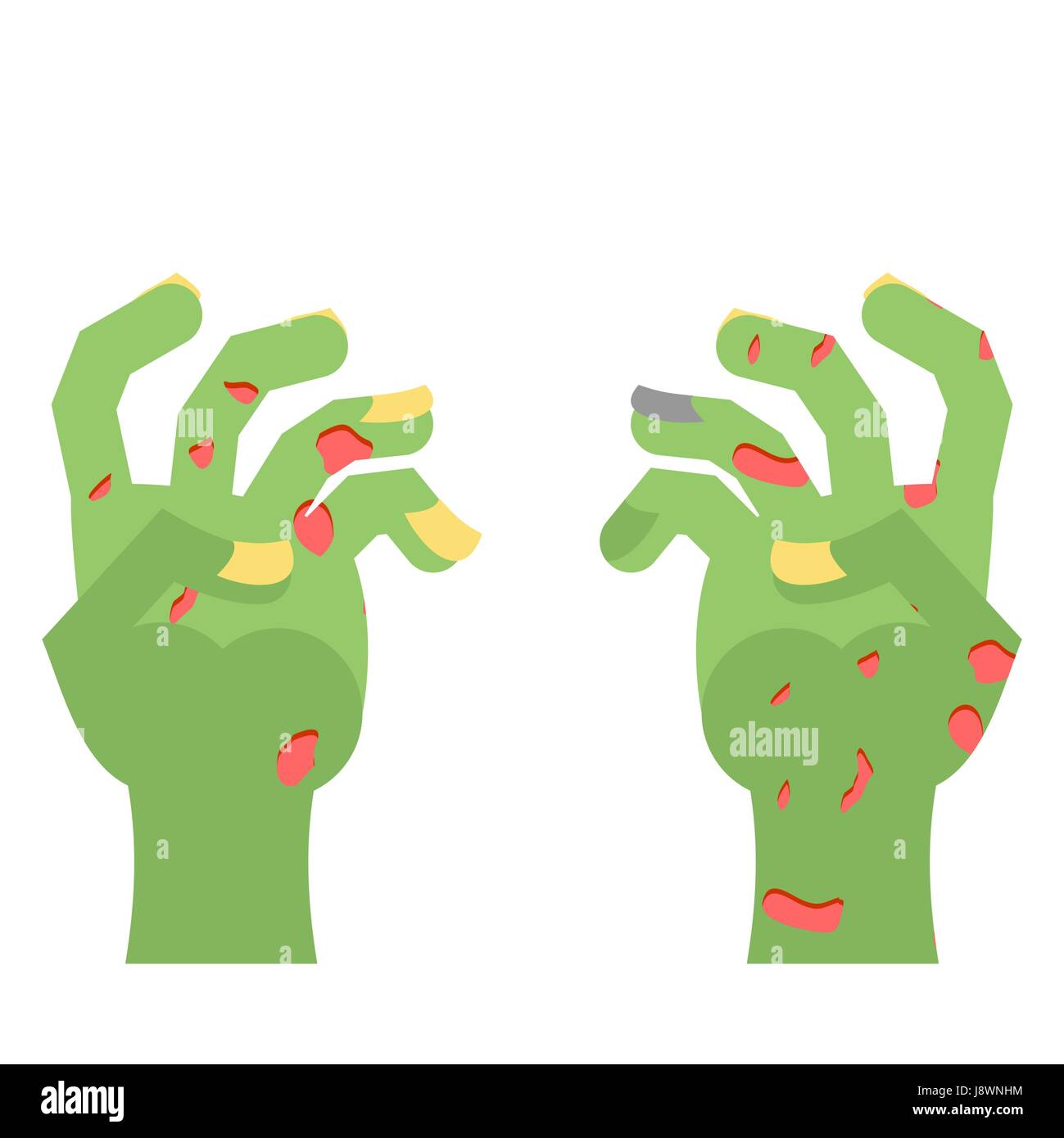 Zombie hands on cemetery hi-res stock photography and images - Alamy