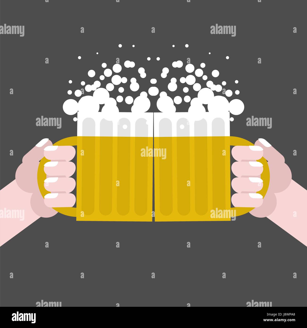 Team cups alcohol Stock Vector Images - Alamy