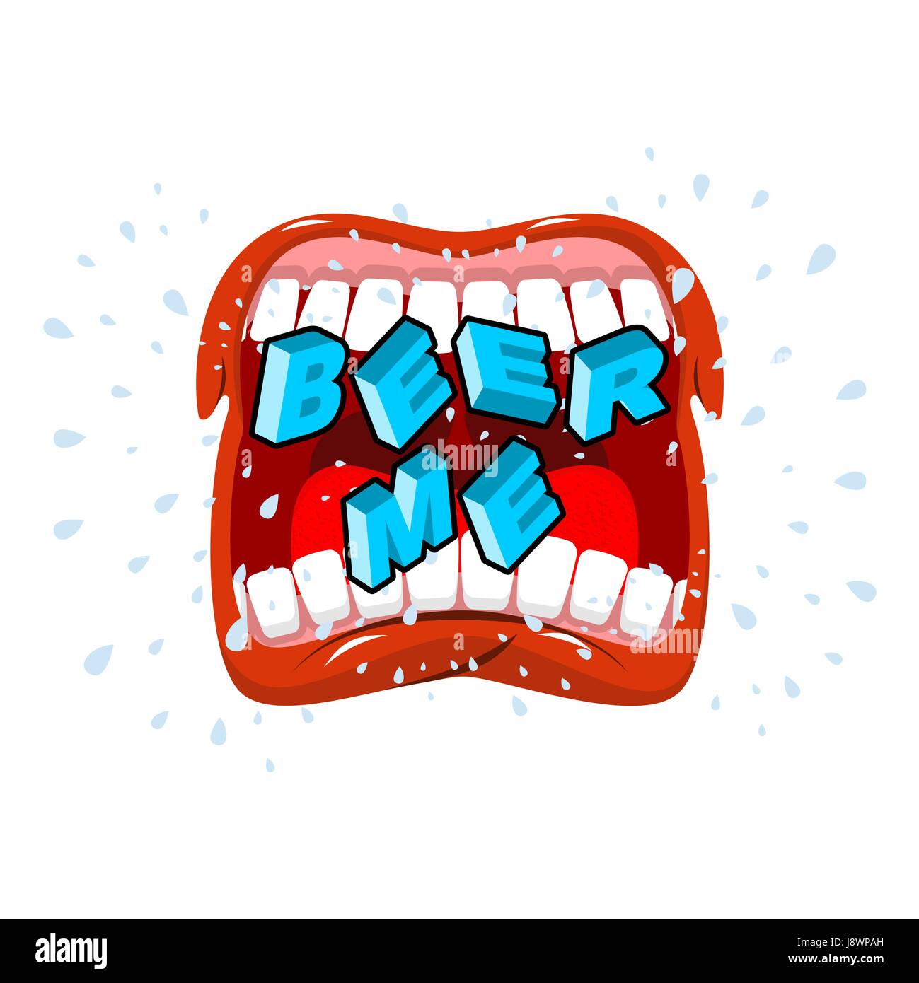 Angry loud shout voice Stock Vector Images - Alamy