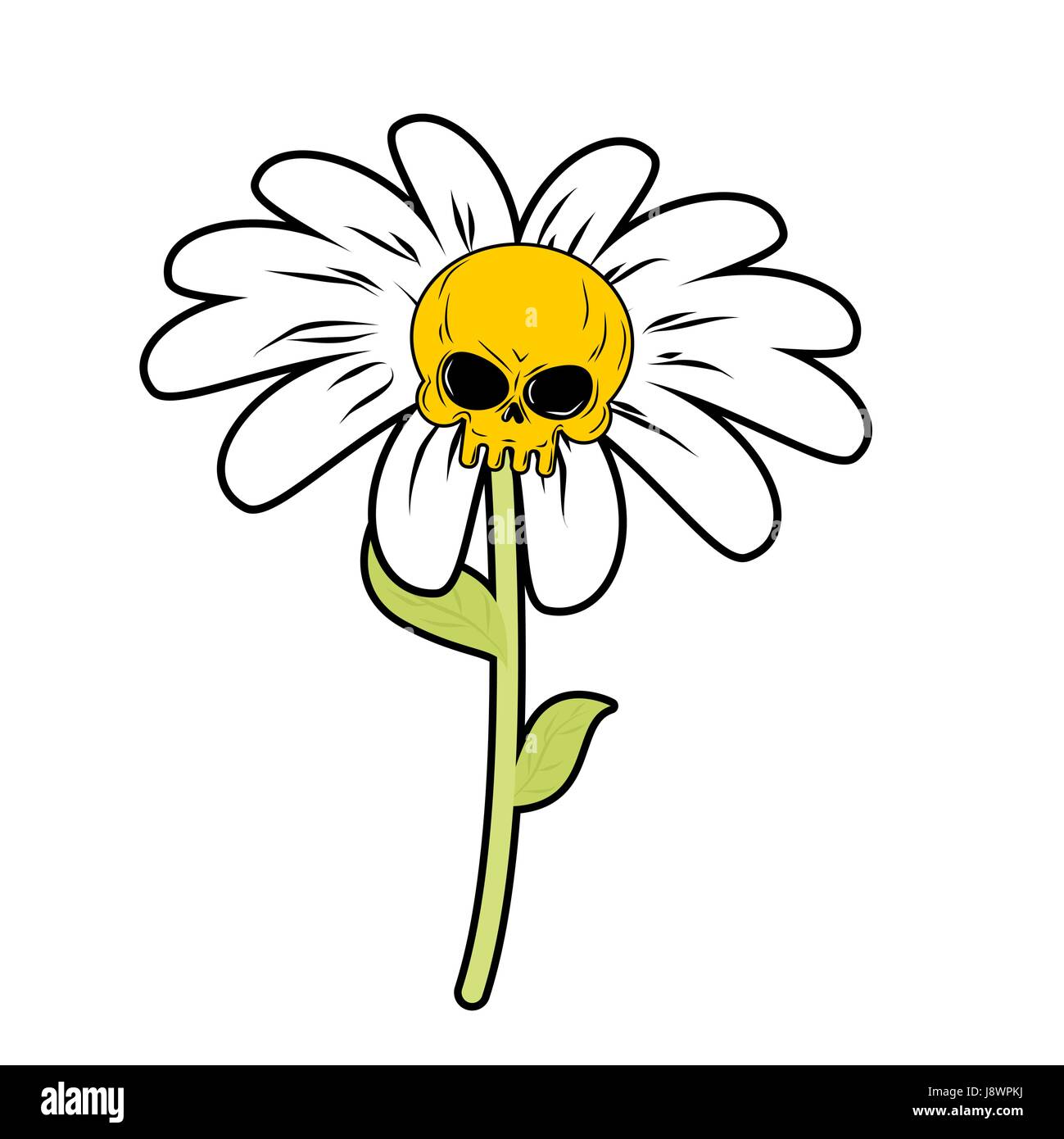 Dead marguerite Stock Vector Images - Alamy