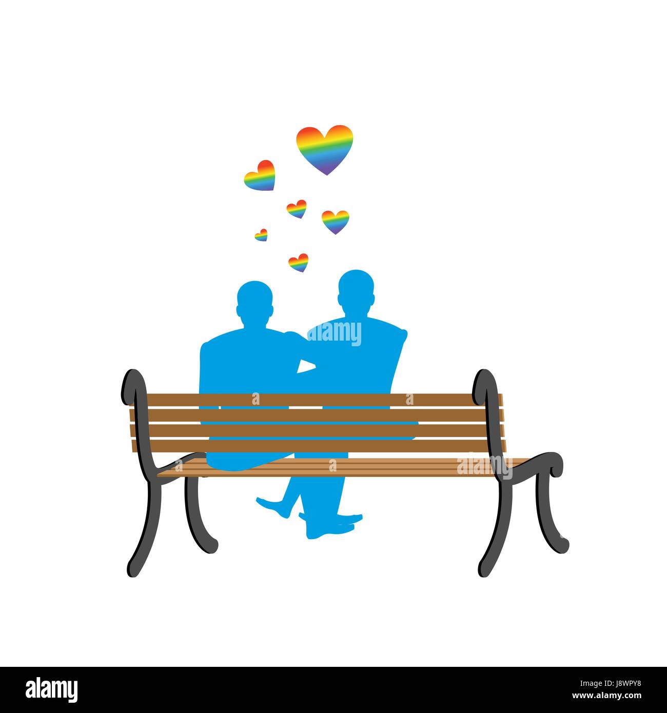 Gay Couple Sitting Togetherness Cut Out Stock Images And Pictures Alamy