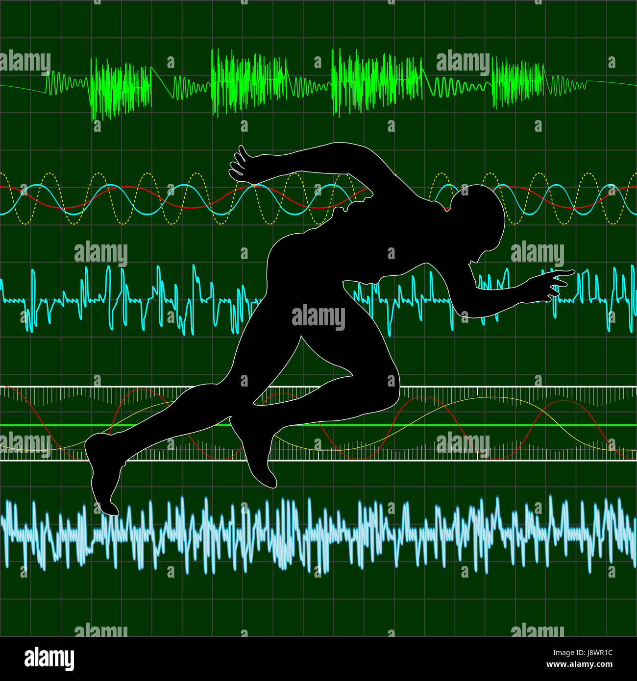 Test weight training strength force hi-res stock photography and images ...