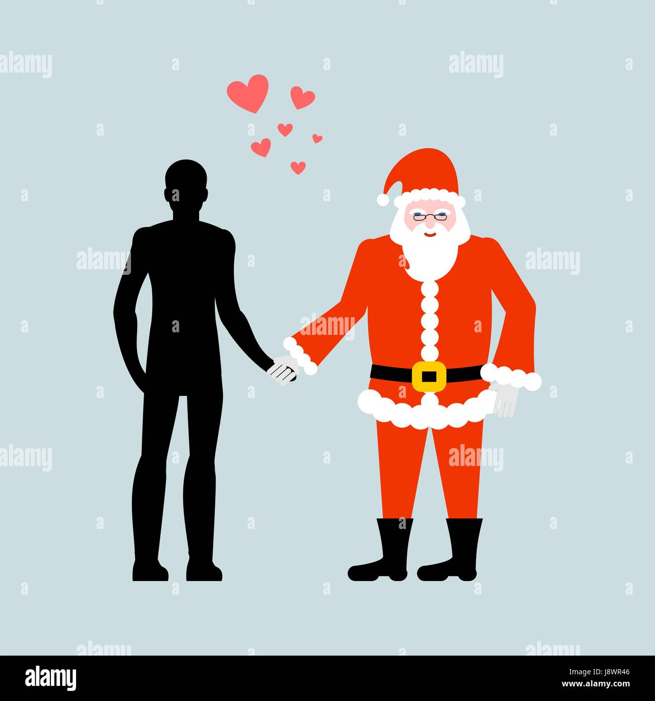 Two people in love holding Stock Vector Images - Alamy