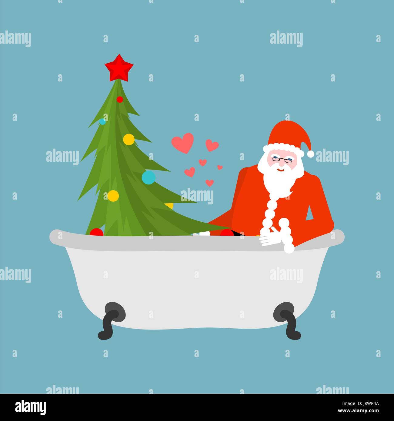 Traditional bathing Stock Vector Images - Alamy