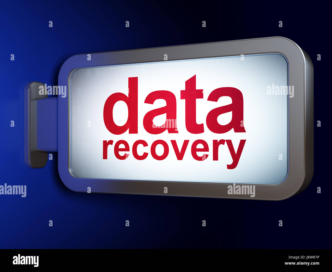 Information concept: Data Recovery on billboard background Stock Photo ...