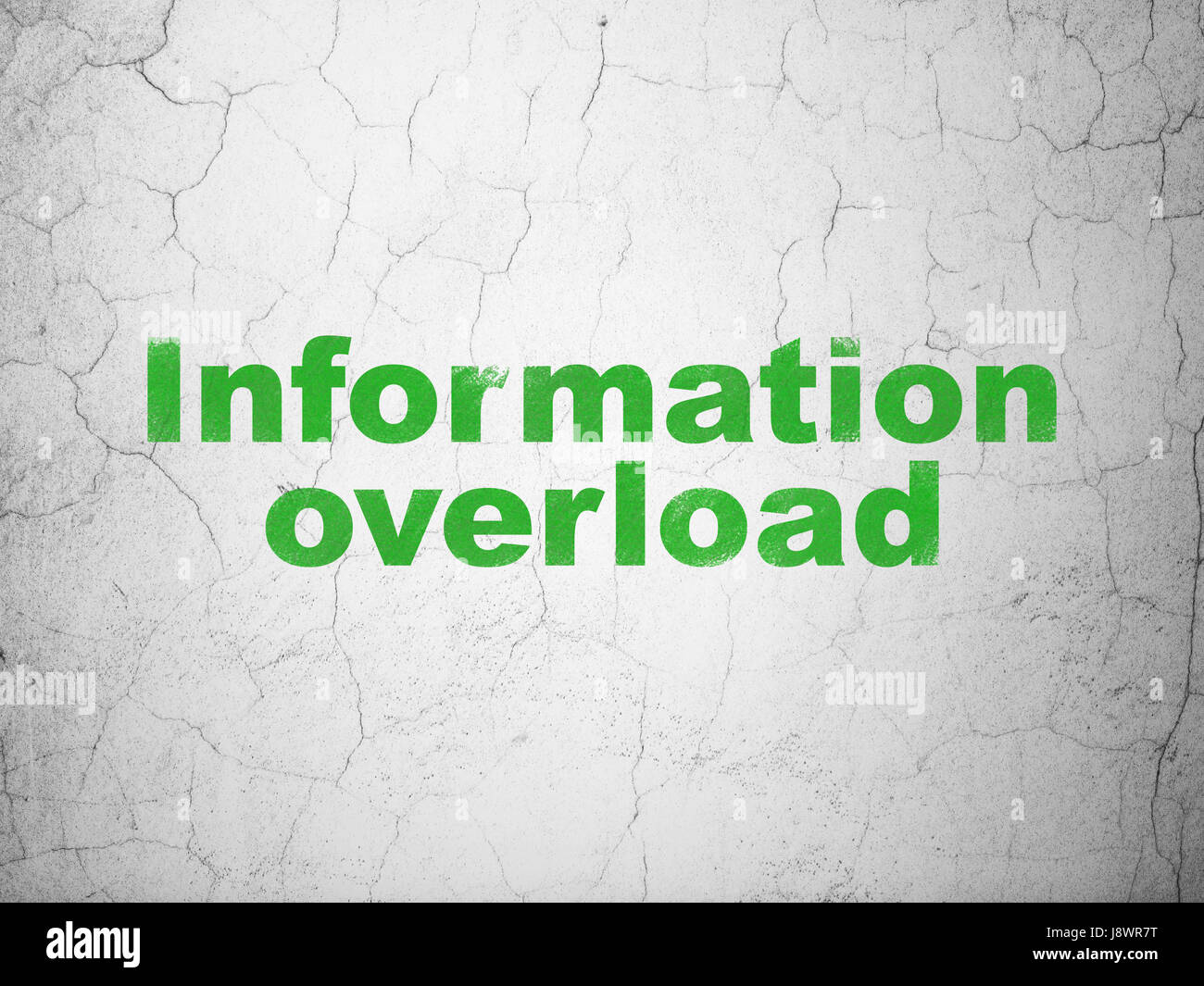 Data concept: Information Overload on wall background Stock Photo - Alamy