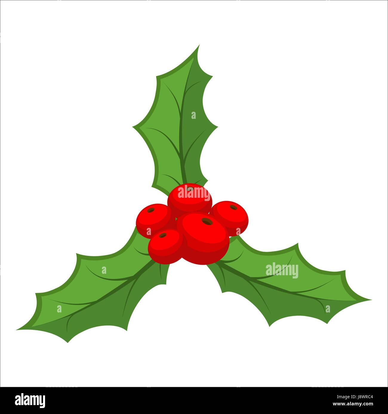 Leaf icon sprig navidad green tree High Resolution Stock Photography ...