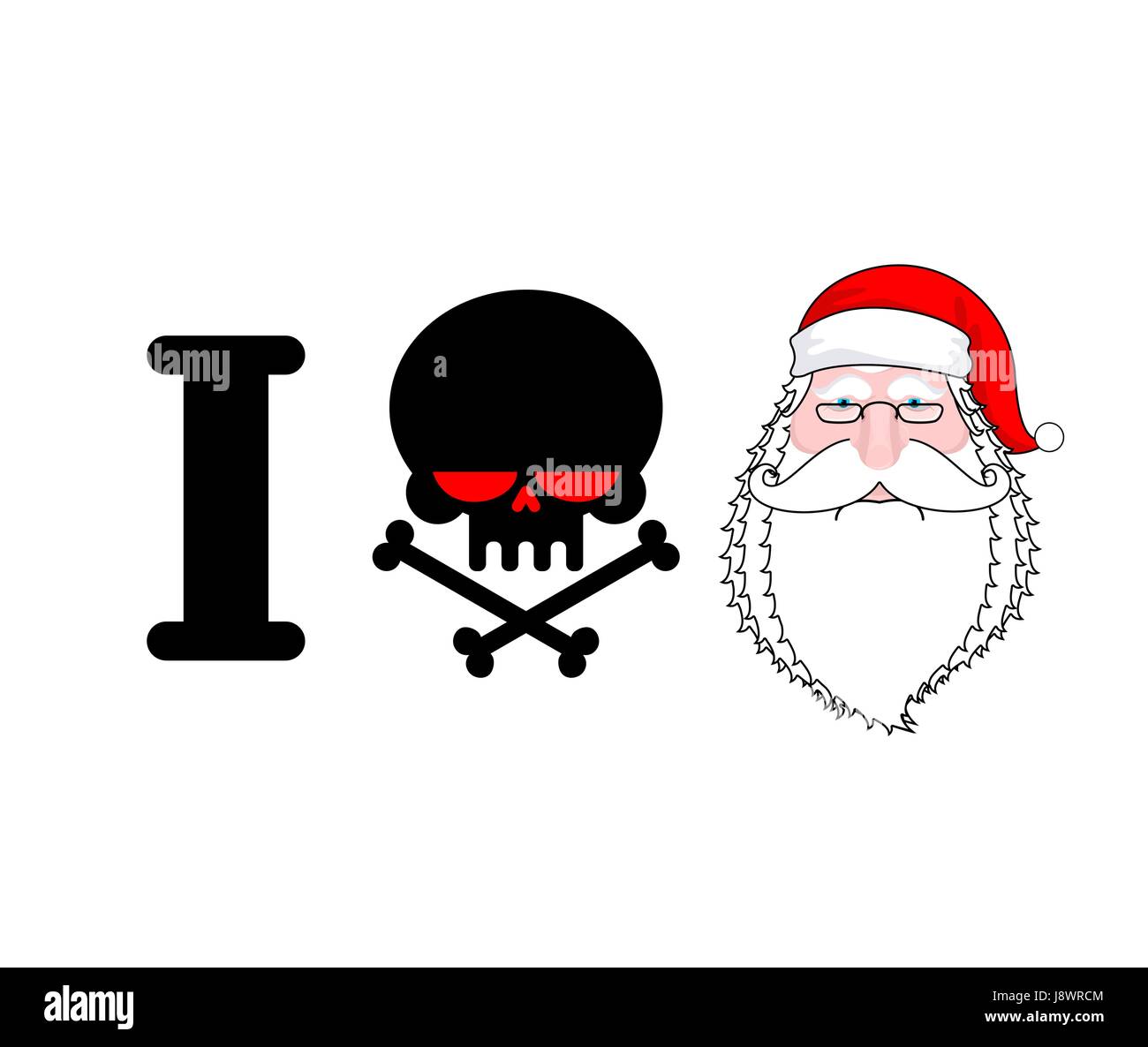 Portrait scary angry santa claus hi-res stock photography and images ...