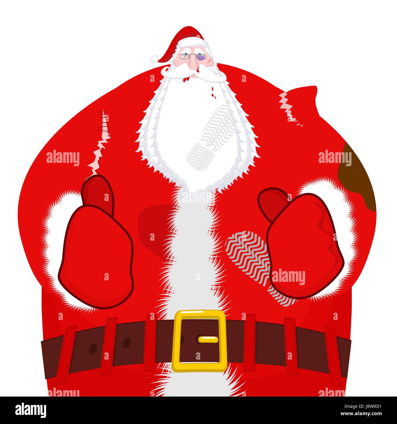 Beaten up person Stock Vector Images - Alamy