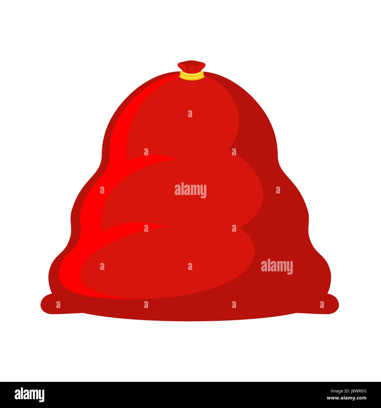 Santa bag large. Huge red sack with gifts. Christmas sackful of king ...