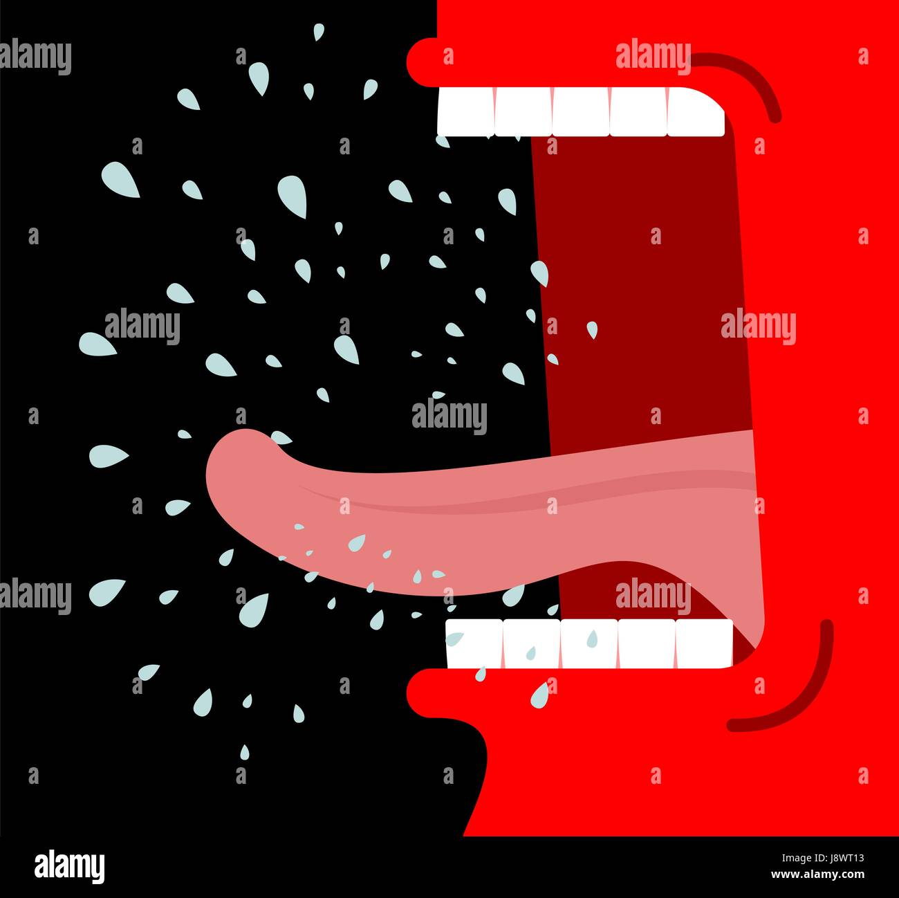 Man drooling hi-res stock photography and images - Alamy